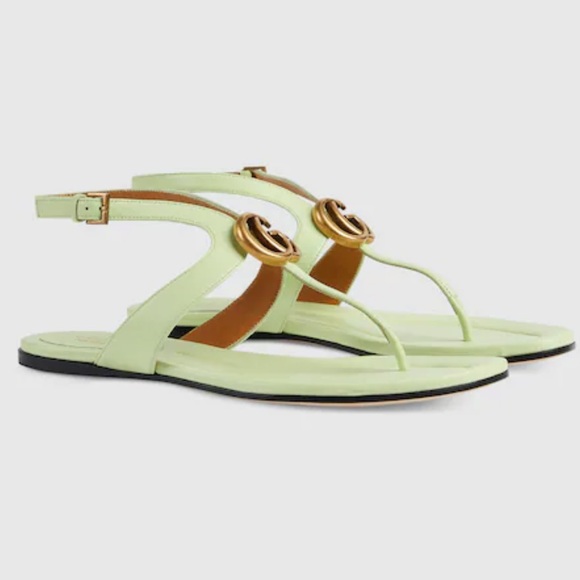 Gucci | Shoes | New Gucci Marmont Pistachio Green Marmont G Logo ...